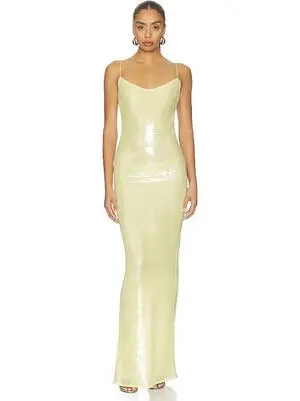 THE NEW ARRIVALS ILKYAZ OZEL Isis Sequined Gown - Paradisio