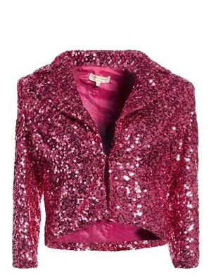 W LES FEMMES BY BABYLON W LES FEMMES By BABYLON Pink Sequined Polyamide Jacket