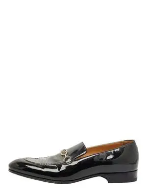 LOUIS VUITTON Smooth Leather Loafers - Black