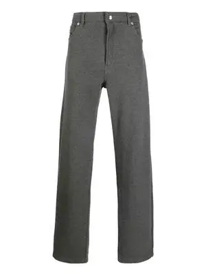 DIESEL® Straight-leg Cotton Trousers - Grey