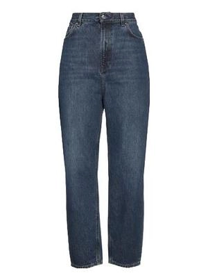 TOTEME High Waisted Tapered Leg Jeans - Blue