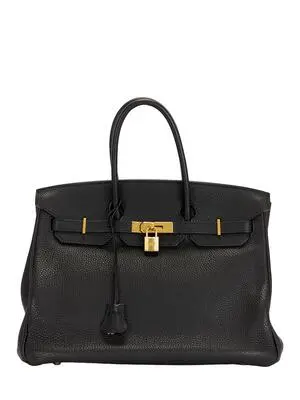 Hermès Togo Birkin 35 Retourne Handbag - Noir