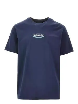 Patagonia Logo-print T-shirt - Blue