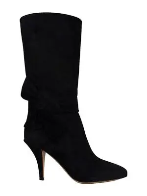 Valentino Garavani Bow Detail Stiletto Boots - Black