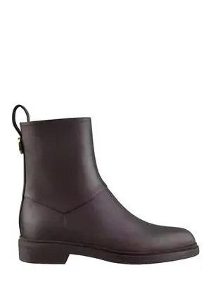 Loro Piana Kilda Engraved-detail Leather Boots - Brown