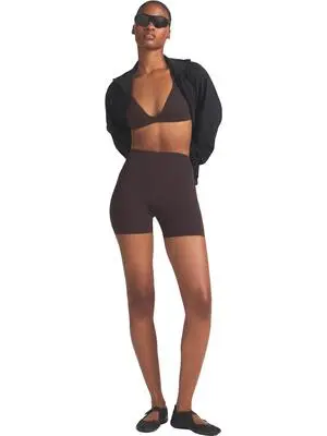 SKIMS 5" Biker Short - Dark Roast