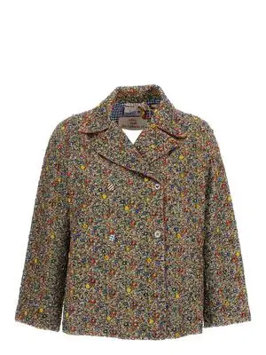 Pero Embroidered Jacket With Beads - Multicolor