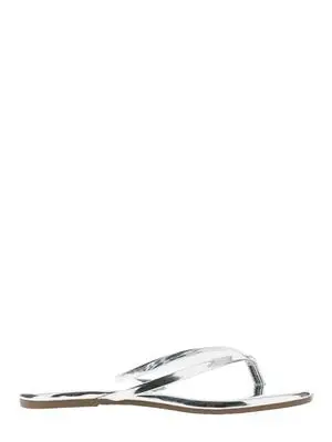 Tkees Lily Mirrored Sandal With Square Toe - Silver