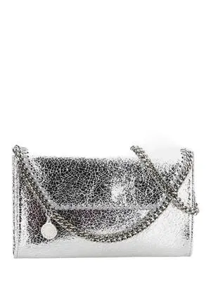 Stella McCartney Stella McCartney Falabella Wallet Crossbody Bag Argento