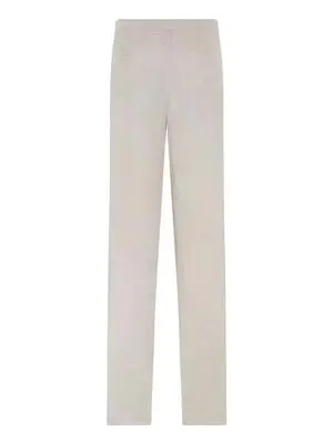 ROBERTO COLLINA Fine-knit Trousers - Neutrals