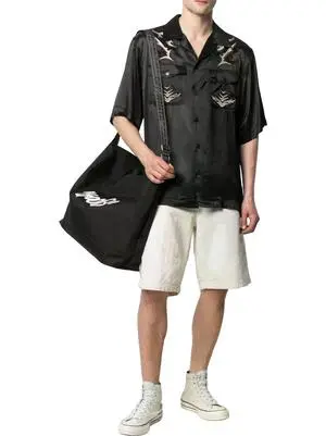 DIESEL® Panelled Denim Shorts - Neutrals