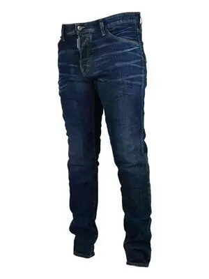 Dsquared2 Faded Five-pocket Jeans - Blue