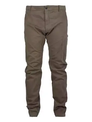 C.P. COMPANY Logo Patch Tapered Cargo Pants - Brown