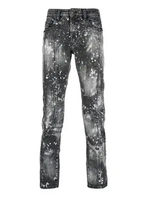 DIESEL® Distressed Skinny Jeans - Black