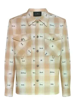 John Richmond Plaid-check Shirt - Neutrals
