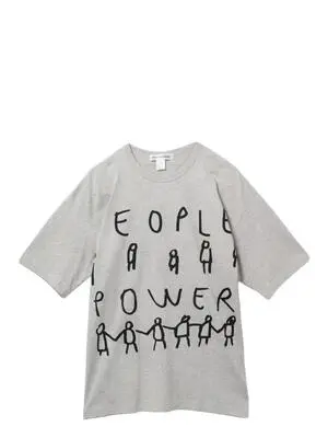 Comme Des Garçons Graphic-print T-shirt - Grey