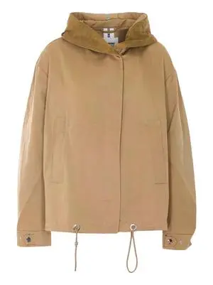 SWORD 6644 6.6.44 Zip-up Hooded Jacket - Brown