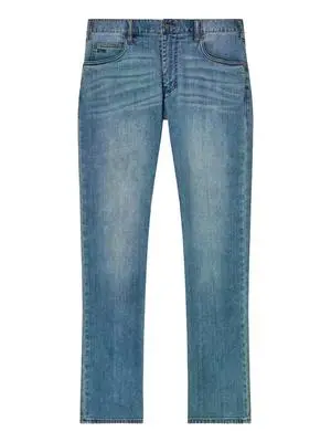 Emporio Armani Faded Wash Five-pocket Jeans - Blue
