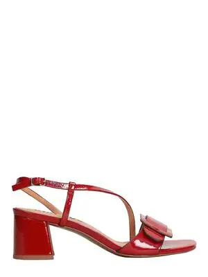 BIBI LOU Altair Block Heel Sandals - Red