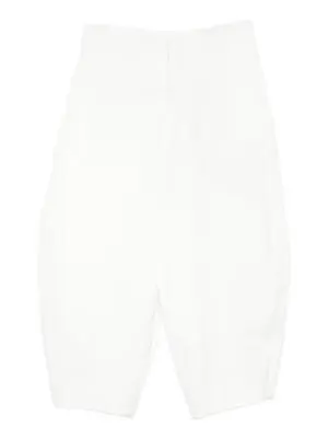 Comme Des Garçons Textured Trousers - White