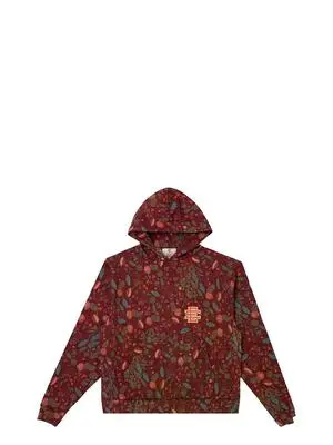 ERIC EMANUEL Floral Print Hoodie - Red