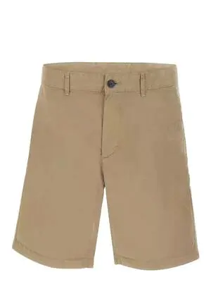 BOSS Slim Fit Twill Bermuda Shorts - Neutrals