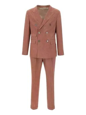 BOSS L-heston Double-breasted Suit - Red