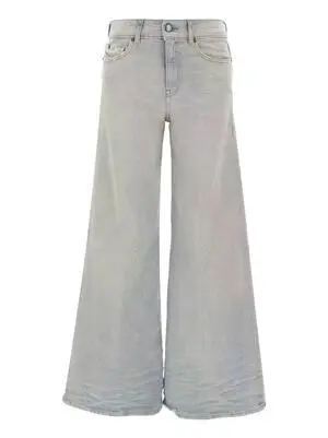 DIESEL® 1978 D-akemi Wide Leg Jeans - Blue