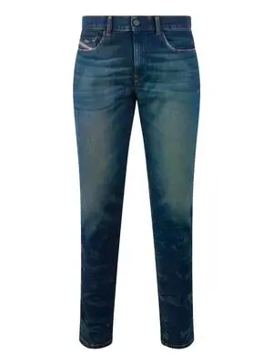 DIESEL® Faded Slim-fit Jeans - Blue