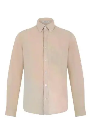 Gant Long-sleeve Linen Shirt - Neutrals