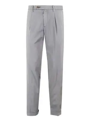 MYTHS Zeus Pleated Trousers - Grey