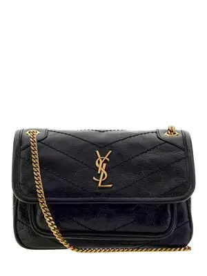 Saint Laurent Mini Niki Shoulder Bag - Black