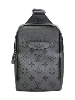 LOUIS VUITTON Monogram Eclipse Taigarama Outdoor Sling Bag - Grey