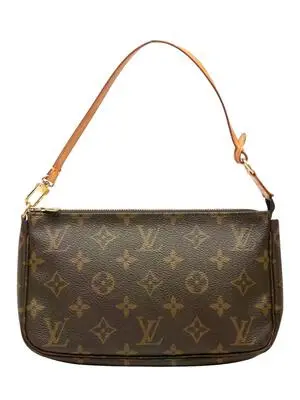 LOUIS VUITTON Monogram Pochette Accessoires Shoulder Bag - Brown
