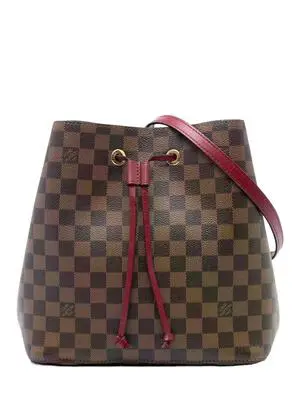 LOUIS VUITTON Damier Ebene Neonoe Mm Bucket Bag - Brown