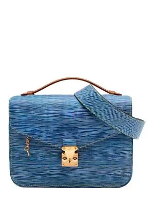 LOUIS VUITTON 2017 Pochette Metis Satchel - Blue
