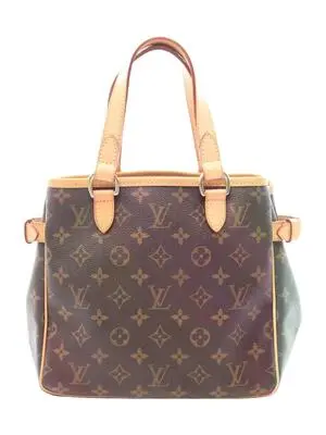 LOUIS VUITTON Monogram Vertical Batignolles Pm Handbag - Brown