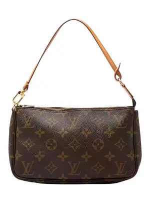LOUIS VUITTON Monogram Pochette Accessoires Shoulder Bag - Brown