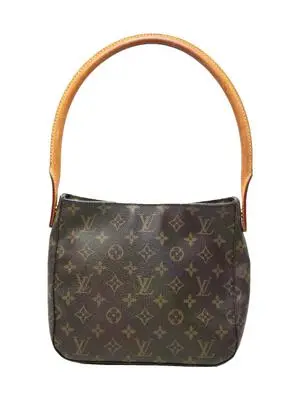 LOUIS VUITTON Monogram Looping Mm Shoulder Bag - Brown