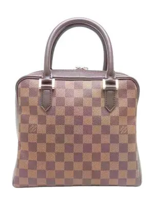 LOUIS VUITTON Damier Ebene Brera Handbag - Brown