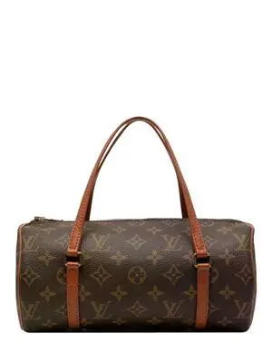 LOUIS VUITTON Monogram Papillon 26 Handbag - Brown