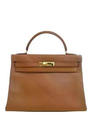 Hermès 1998 Epsom Kelly Retourne 32 Satchel - Brown
