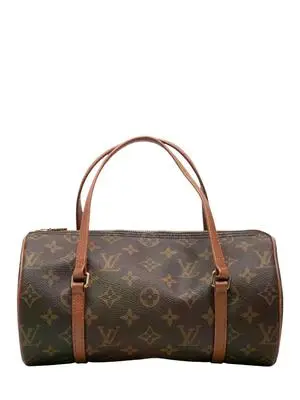 LOUIS VUITTON 1995 Monogram Papillon 26 Handbag - Brown