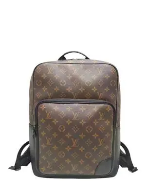 LOUIS VUITTON Monogram Macassar Dean Backpack - Brown