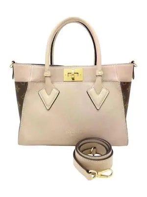 LOUIS VUITTON Monogram Side Pm Satchel - Brown