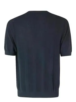 KANGRA Ribbed Short-sleeve T-shirt - Blue