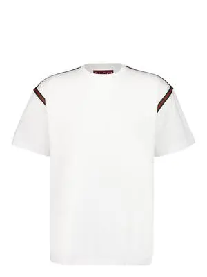 Gucci Embroidered Cotton T-shirt - White