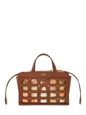FERRAGAMO Mini Tote Bag - Brown
