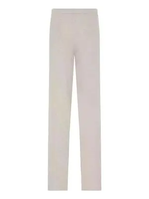 ROBERTO COLLINA Fine-knit Trousers - Neutrals