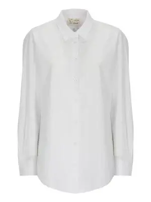 MC2 SAINT BARTH Brigitte Embroidered Slogan Shirt - White